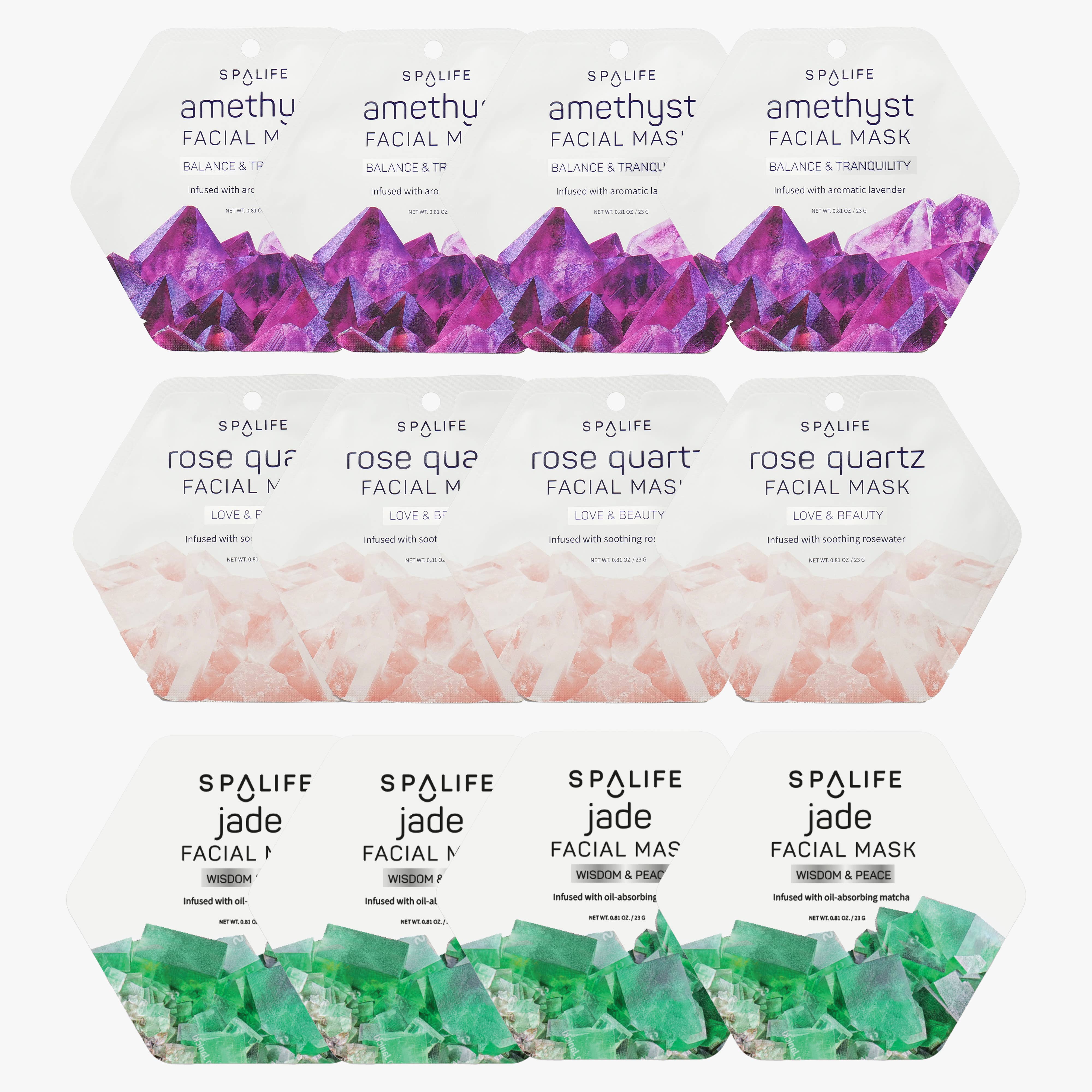 My Spa Life - Crystal Inspired Facial Mask- 12 Pack | You deserve some ...